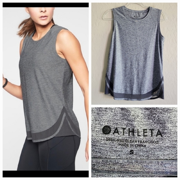 Athleta | Tops | 42 Athleta Cadence Heather Tank Small | Poshmark